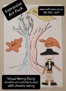 Expressive Art Pack Visual Worry Diary – Reframe